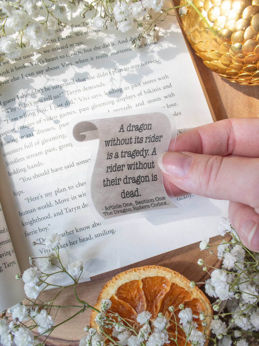 MM| Fourth Wing | Riders Codex Scroll Sticker – Stickers and Stories